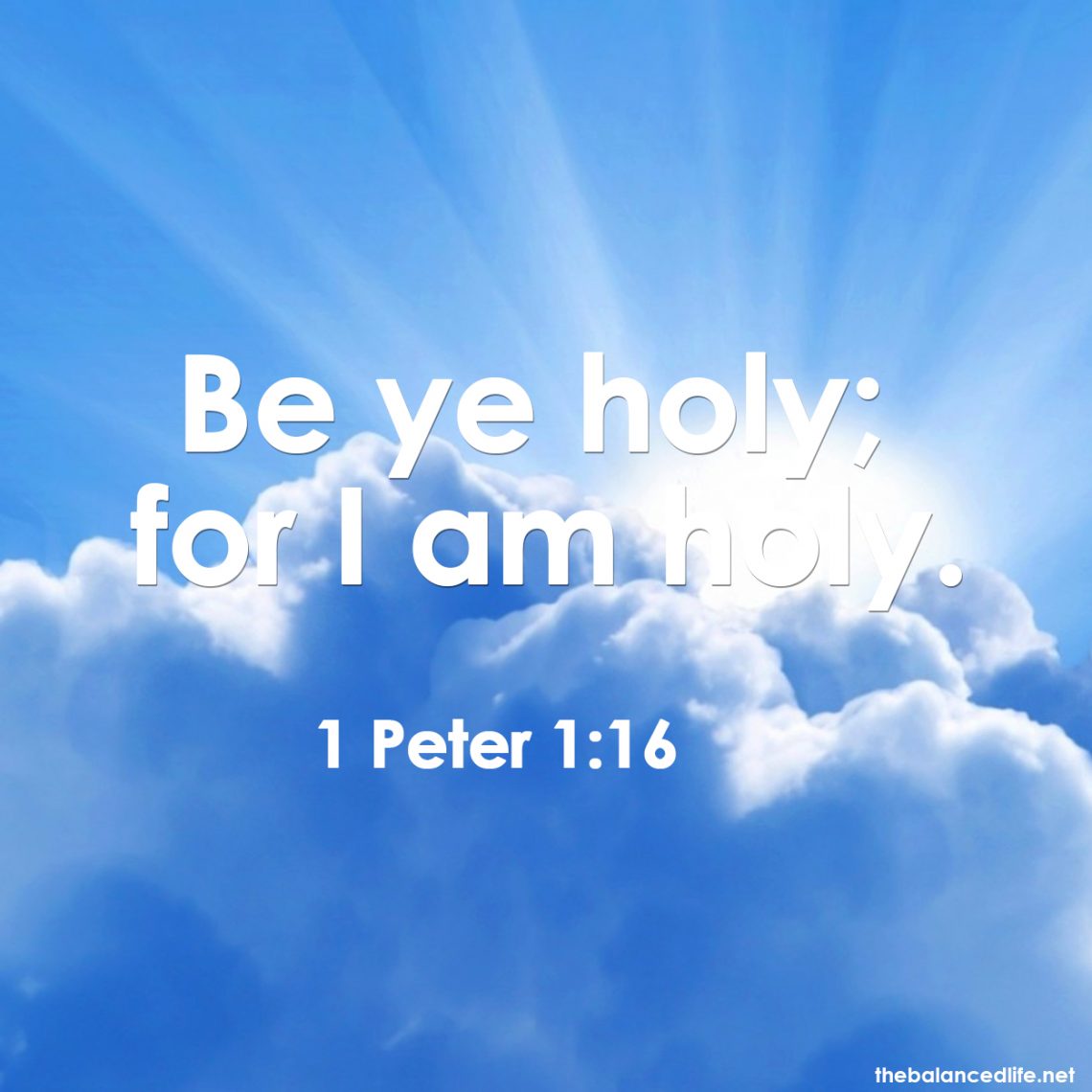 Holy - The Balanced Life: Bible Study and Christian Bible Discussion